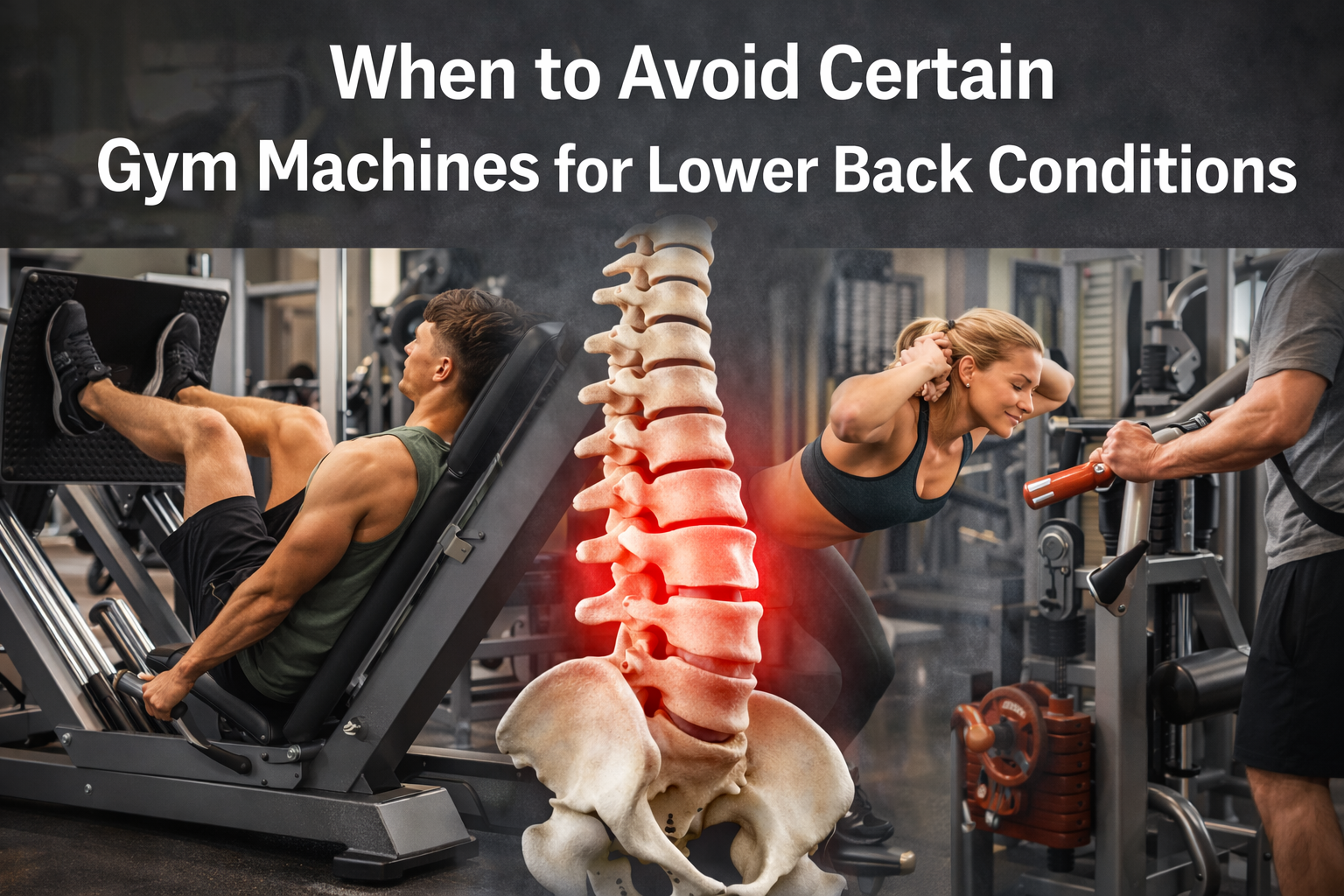 When to Avoid Certain Gym Machines for Lower Back Conditions – Anatomy ...