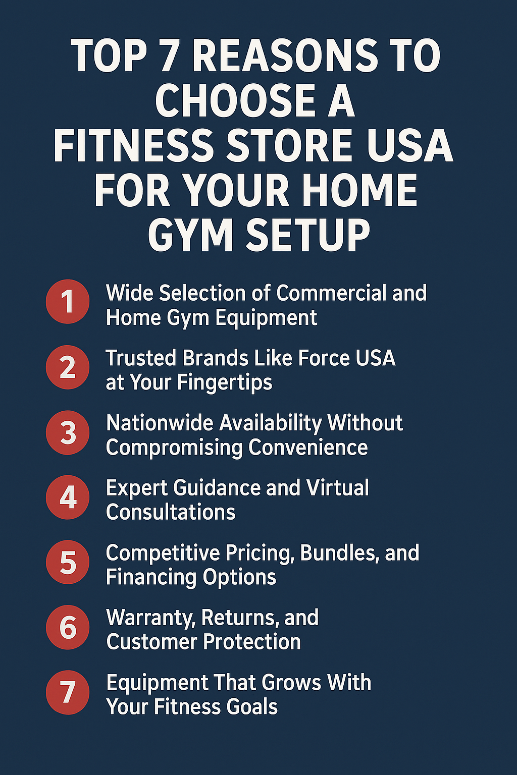 Top 7 Reasons to Choose a Fitness Store USA for Your Home Gym Setup ...